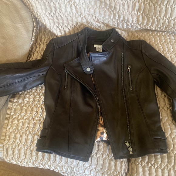 Cache | Jackets & Coats | Cache Leather Moro Jacket | Poshmark